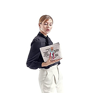 ZJXHPO Emperors Makeup Bag The Poison Chosen Specially To Kill Makeup Zipper Pouch Bag For Her Llama Travel Case (Llama Poison)