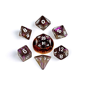 Stardust Supervolcano 10mm Mini Poly Dice Set