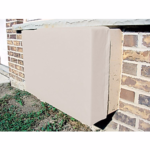 BREEZEBLOCKER Indoor/Outdoor Air Conditioner Cover for Fedders, Coldpoint and Friederich Units - Width Range 26-3/4" to 27" & Height Range 16-7/8" to 17-1/4"