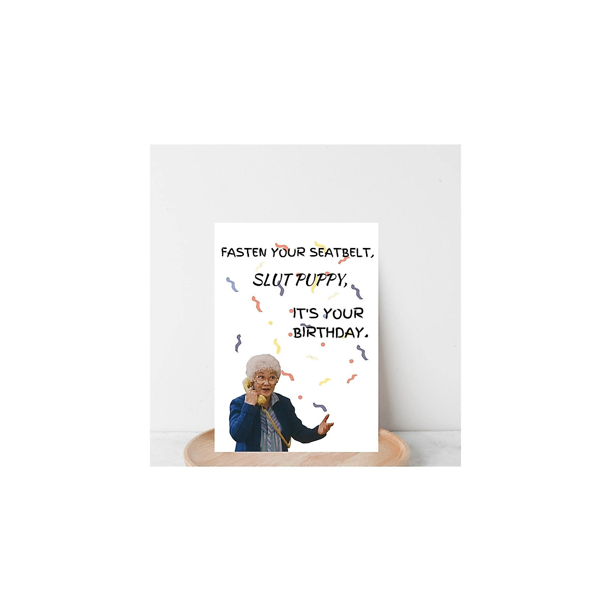 Golden Girl Sophia Birthday Card, Funny Birthday Card, Happy Birthday, Girls Birthday Party, Card for Girls.