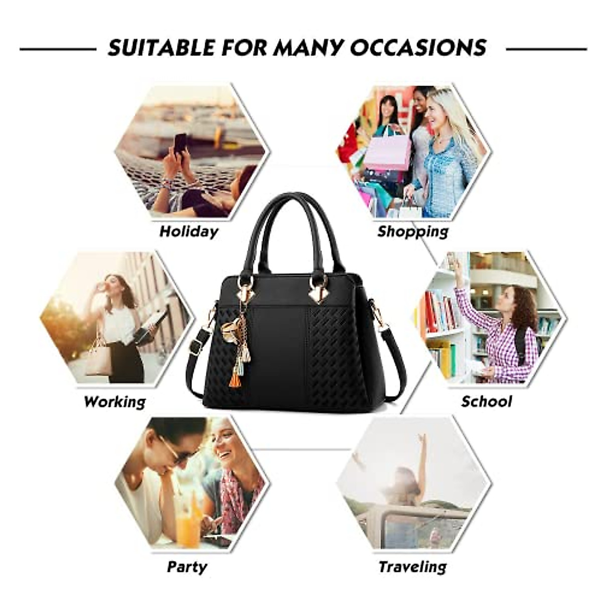 Women Purses and Handbags for Women Top Handle Satchel Shoulder Tote Bags