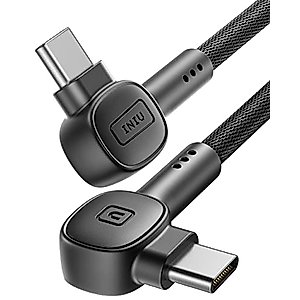 USB C Cable, INIU [2 Pack 6.6ft 100W] 20V/5A PD QC 4.0 Fast Charging USB C to USB C Cable, Nylon Braided Phone Charger Type C Data Cord for iPad Pro MacBook Air Samsung S21 S20 Note Google Pixel etc.