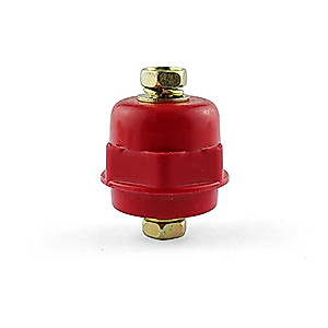 E-outstanding 5 Pcs Busba Insulator with Combined Screw, Red Resin Polyester Standoff Insulators, SM25xM6