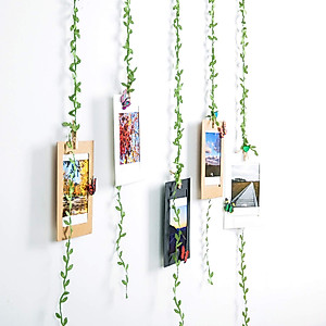 Naidiler 265 Ft Leaf Ribbon, Artificial Vines Leaves String Trim Ribbon Wild Jungle Botanical Greenery for Baby Shower Party Wedding Home Wreaths & DIY Craft