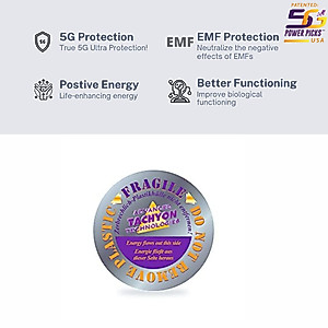 Tachyon Silica Disk (3-inch/7.5cm) | 5G/EMF Protection for Electronic Devices | WiFi, Circuit Breakers, Computers, Tablets