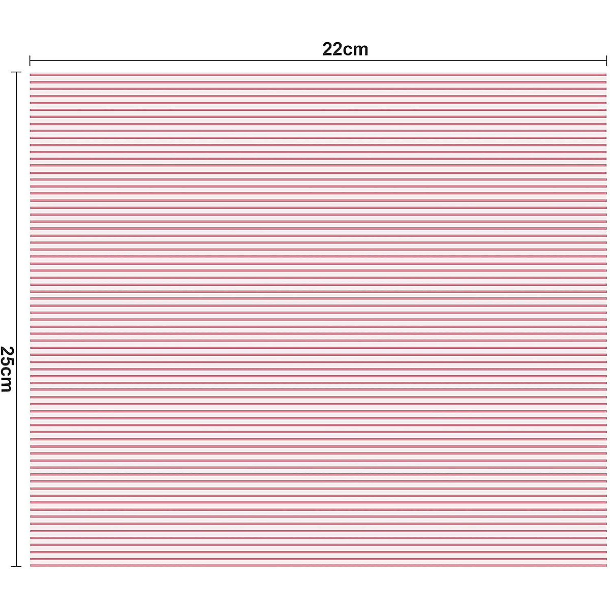 100 Sheets Wax Paper, Greaseproof Waterproof Non-Stick Wrapping Paper Bags for Food Cake Bread Burger Sandwich Fries (Wax Paper-Stripe)