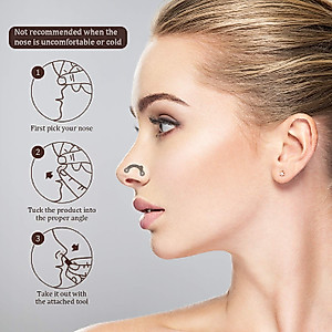 5 Pieces Nose up Lifting Clips Silicone Nose Bridge Slimming Clips Beauty Clip Tools for Women