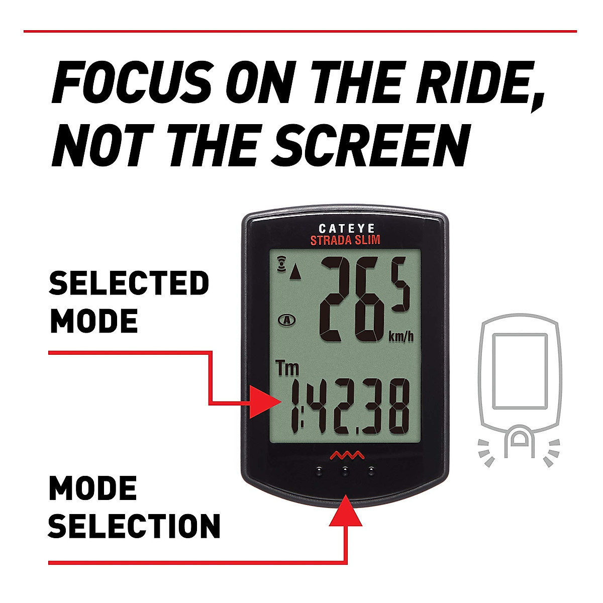 CATEYE, Strada Wireless Bike Computer, Universal