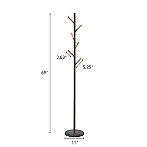 Yamazaki Home Hanger | Steel | Coat Rack, One Size, Black