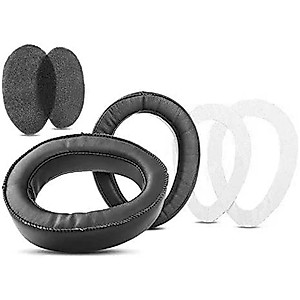 YunYiYi Replacement Earpad Cups Cushions Compatible with Sennheiser HD500 HD570 HD575 HD590 HD270 Headset Covers Earmuffs (PU Leather)