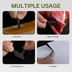 CIVIVI Gramis Mini Fixed Blade Neck Knife for EDC, Swedish 14C28N Steel, With Kydex Sheath with Chain and Lanyard C23004-1