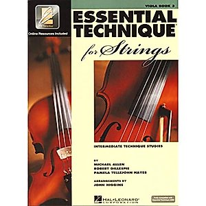 Hal Leonard Essential Technique for Strings - Viola (Book 3 with EEi)