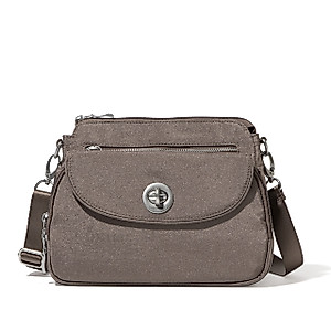 Baggallini Women's Calais Crossbody Bag, Portbello Shimmer