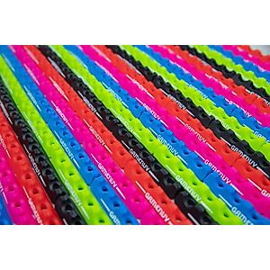 Game Envy Art Brush and Hobby Tool Holder for Watercolor, Acrylic, Oil Paint, Calligraphy, Miniature Painting, Pens, Markers, Hobby Knife - 6 Slots, Soft Rubber, Stays Put, Fun Colors, 2-Pack (Black)