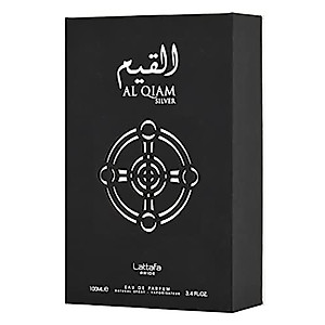 Al Qiam Silver By Lattafa Pride Edp - Eau De Parfum 100ml(3.4 Oz) | Grapefruit, Ginger, Ambrox, Sandalwood, Vetiver, Musk | By Lattafa Perfumes