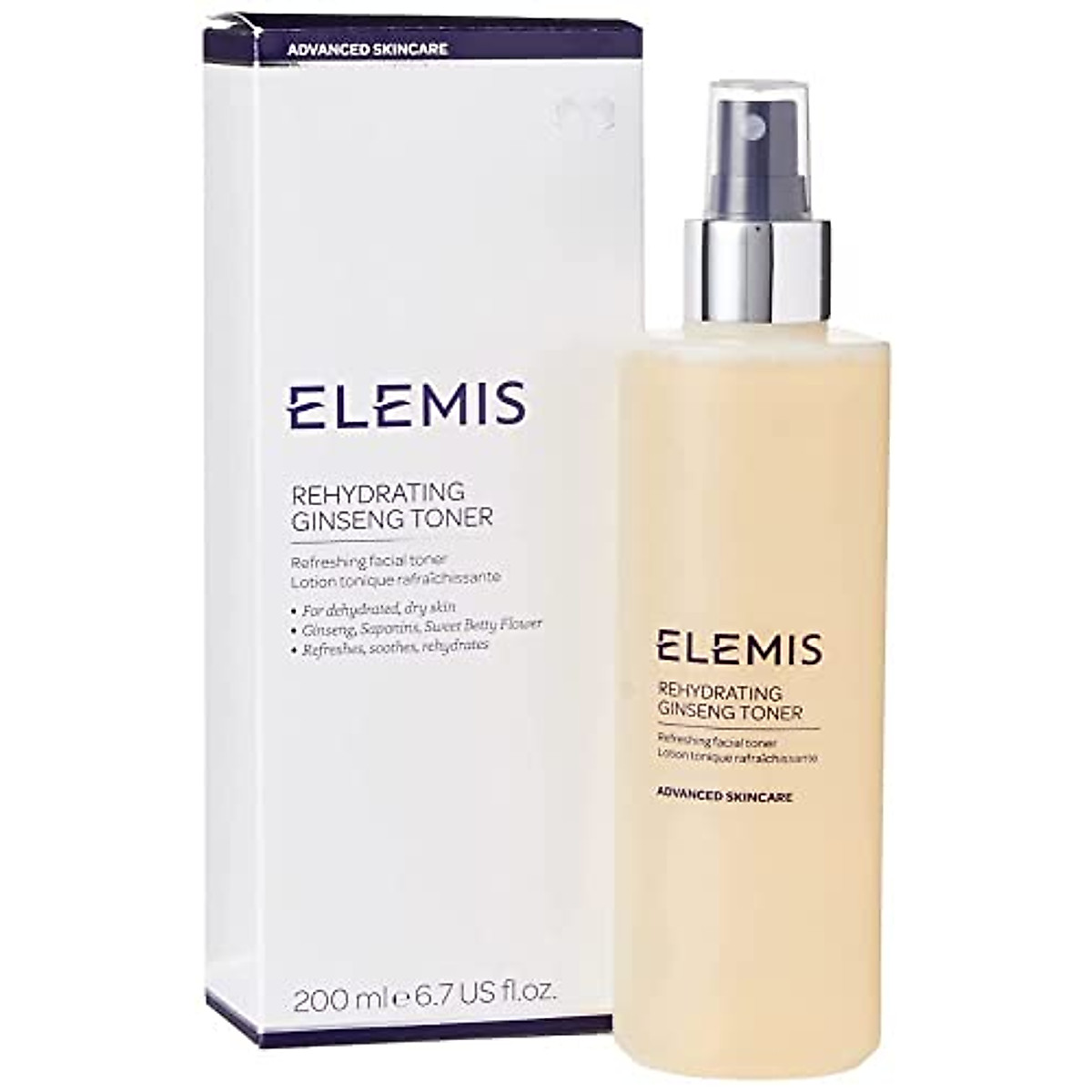 ELEMIS Rehydrating Ginseng Toner | Alcohol-Free Nourishing Facial Treatment Refreshes, Soothes, and Moisturizes Skin for a Radiant Complexion | 200 mL