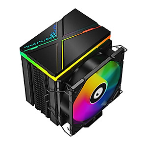 ID-COOLING SE-914-XT ARGB Cooler 131mm Height CPU Air Cooler ARGB Light Sync with Motherboard(5V 3-PIN Connector) 92mm PWM Fan 4 Heatpipes CPU Fan for Intel/AMD, LGA 1700 Compatible for Desktop