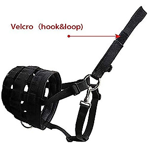 UDRENM Horse Grazing Muzzle with Halter for Horse Easy Breathe and Comfortable (M)