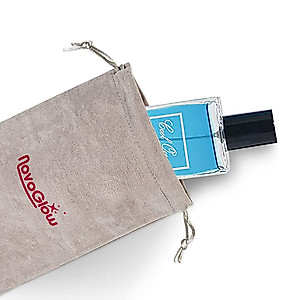 Secret Plus Cool Ocean Perfume for Men, EDP- 3.4 oz, Inspired by Cool Water of Davidoff with a NovoGlow Pouch Included