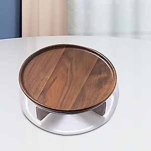 DimyFew Food Storage Container Nut Serving Bowl with Lid Meal Prep Container Nuts Storage Box for Dessert Fruit Snack Family Dinner, No Knob with Divider