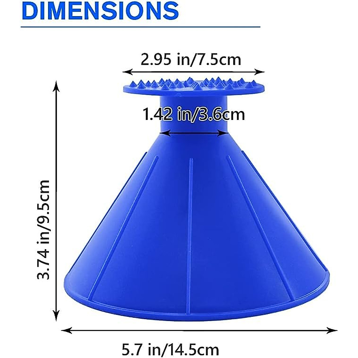 Car Ice Scrapers,Snow Scraper,Magical Ice Scrapers for Car Windshield,4 Pcs Portable Multifunctional Snow Remover Wiper,Upgrade 2-in-1 Refueling and Deicing Removal,Universal for Bus, Truck, SUV
