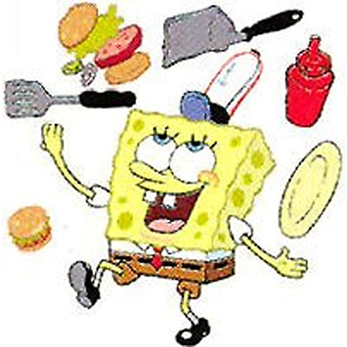 BU SPONGEBOB Krusty Krab WALL APPLIQUES wallpaper kid room