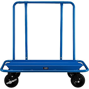 Global Industrial Sheet Rock Drywall Cart 8" No Flat Wheels 2400 Lb. Capacity, 47-1/2"L x 21-1/2"W x 46-1/4"H