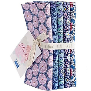 Cotton Beach Ocean 5 Fat Quarter Bundle by Tone Finnanger for Tilda Fabrics TIL300106