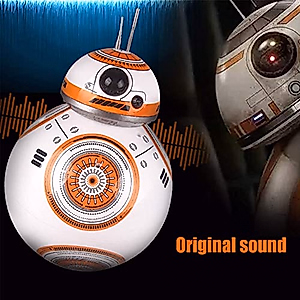JLHOBBY BB-8 2.4GHz Remote Control Charging Robot Toy - Action Figure with Sound, Intelligent Car for Kids