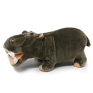Ice King Bear Wild Animal Stuffed Animals Zoo Family Plush Toy (Hippo 14 Inches)
