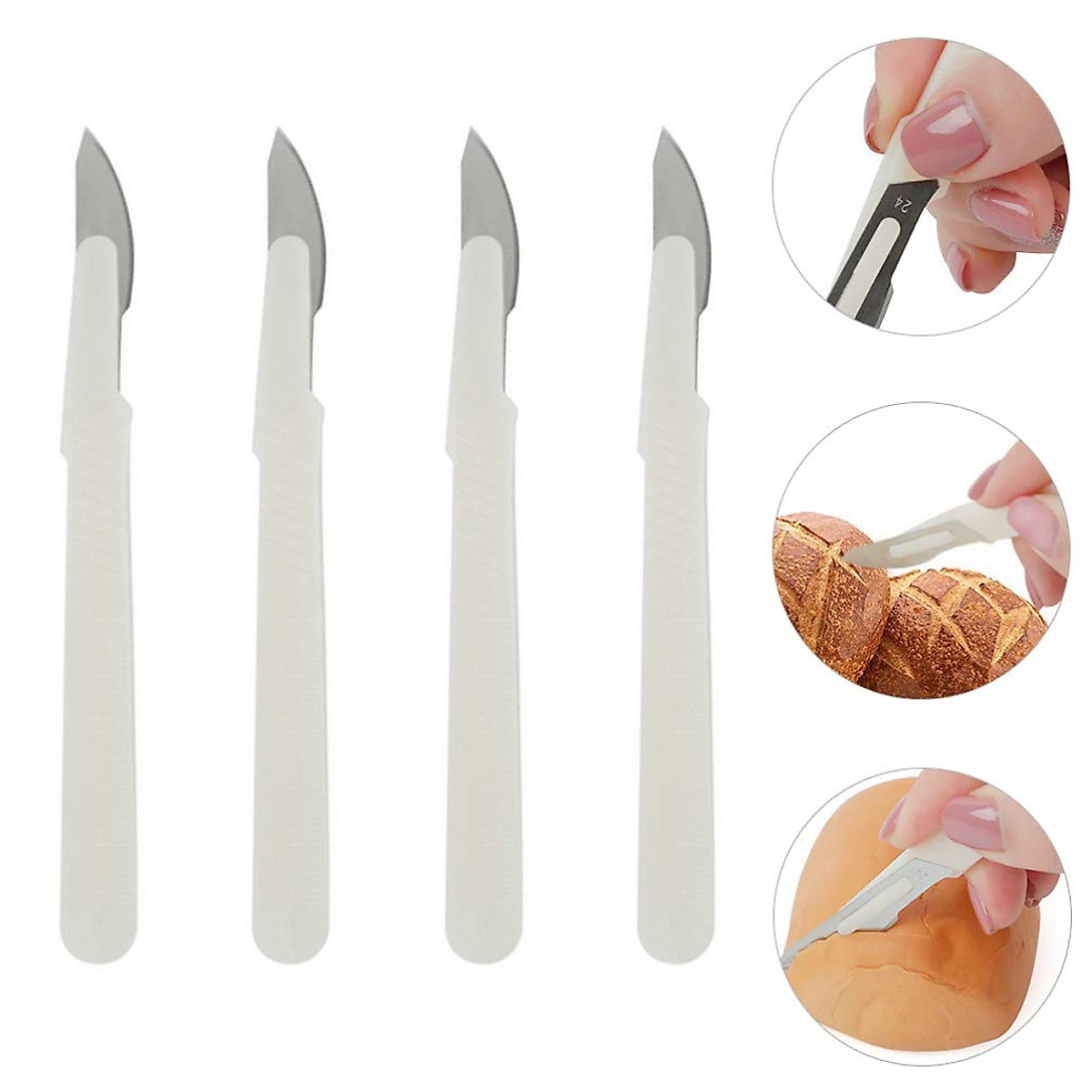 Hemoton 4 Pcs Hand Crafted Bread Lame Bread Bakers Lame Slashing Tool Dough Scoring Dough Making Slasher Tools for Cutting Bread Supplies