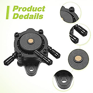 Chengu Fuel Pump Lawn Mower Compatible with 491922 691034 692313 808492 808656 808281 Fuel Pump for Outdoor Garden Lawn (4 Pcs)