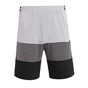 Deyeek Post Surgery Shorts for Men Hip Knee Broken Leg Recovery Shorts Tearaway Shorts Side Snap Breakaway Pants for Men