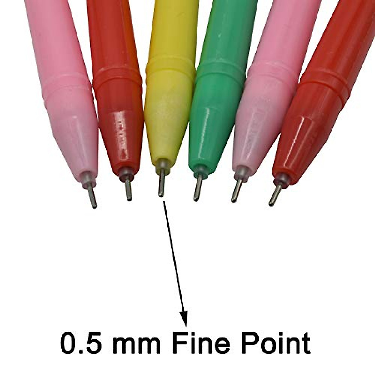 Maydahui 12PCS Fruits Shaped Rollerball Pens Cute Kawaii Pen Black Gel Ink Strawberry Pineapple Juicy Peach Avocado Design for School Office Girls