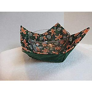 Christmas Gingerbread Men Soup Bowl Cozy