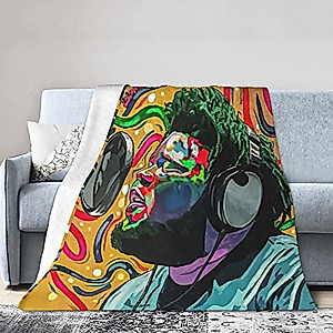 Blanket Soft Flannel Blankets Throw Bedding Room Decor Blanket for Bed Sofa 50"X40"