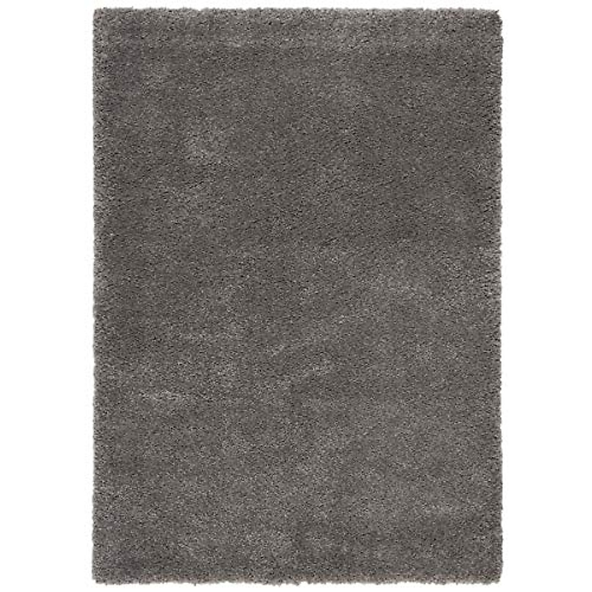 SAFAVIEH Royal Shag Collection 4' x 6' Dark Grey RYG115I Non-Shedding Living Room Bedroom Dining Room Entryway Plush 2-inch Thick Area Rug