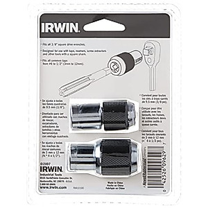 IRWIN Tap Socket Set, Adjustable, 2-Piece (3095001)