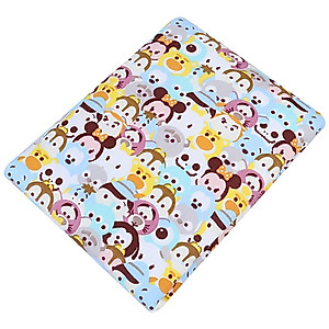 Portable Travel Changing Mat Waterproof Breathable Baby Thicken Cotton Urine Pad Infant Diaper Changing Pad for Boys Girls Newborn (Animals)