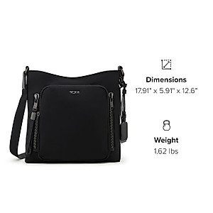 TUMI - Voyageur Tyler Crossbody - Women's Crossbody Bag for Everyday Use - Bags for Travel - Black/Gunmetal