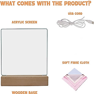 chopie Woodland Baby Fox, Personalized Night Light, Best Gift for Kids, Kids Bedroom Night Light, Child Night Light, Creative Kids Bedroom Bedside Lamp Decoration Best Gifts for Boys & Girls