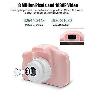 NC Mini Dual Lens Children's Camera Kids Toys Photos Camera Boy Girl Christmas Birthday Gift1080 P Video Digital Camera Baby Toys