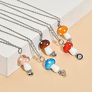 Best Friend Necklaces for 2 Girls Cute Friendship Necklace Gift for Women Magnetic Mushroom Necklace Pendant Birthday Gifts for Her Funny Matching BFF Jewelry for Teen Girls Sister Bestie Couples