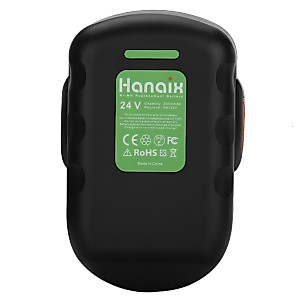 Hanaix Ni-MH Battery for Bosch 24V Battery BAT030 BAT031 BAT240 BAT299 2607335 4462607, 2607335 335448, 2607335 5102607, 2607335 335561, Fit for B-8230 BH-2424 BTP1005 GLI24V GMC24V GSA24V Tools