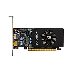 PowerColor AMD Radeon RX 6400 Low Profile Graphics Card with 4GB GDDR6 Memory