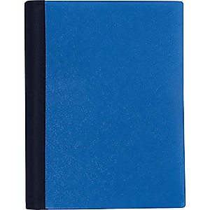 Office Depot® Brand Stellar Notebook With Spine Cover, 6" x 9-1/2", 3 Subject, College Ruled, 120 Sheets, Blue