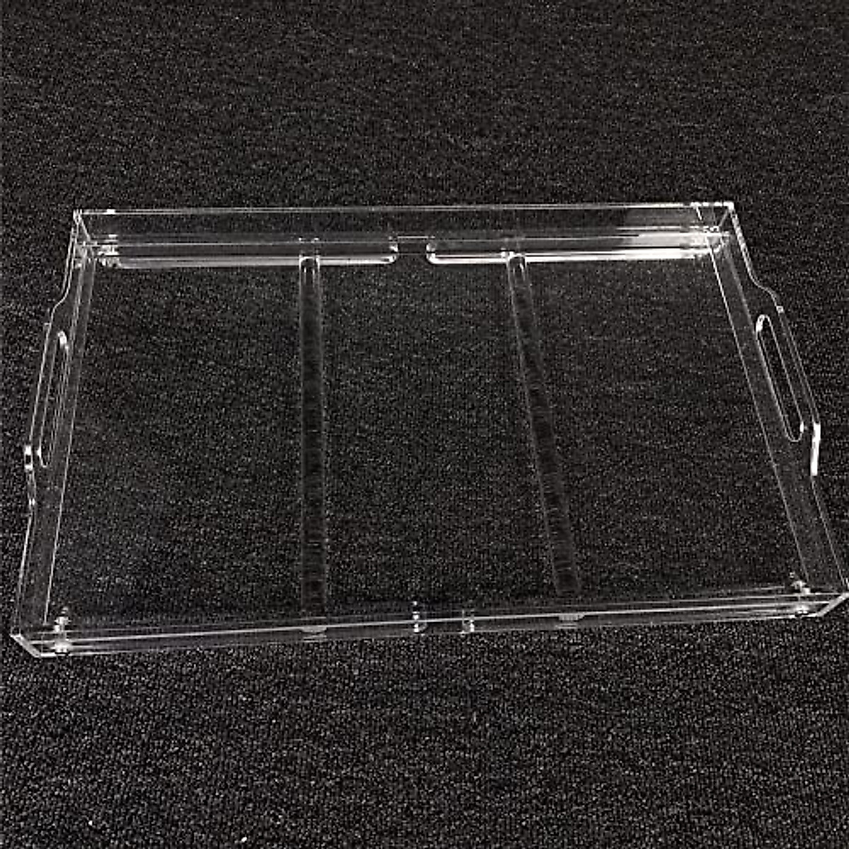 Clear Bed Table Tray with laptops and Phone Holder for Reading,Eating Breakfast in Bed Tray with Folding Legs