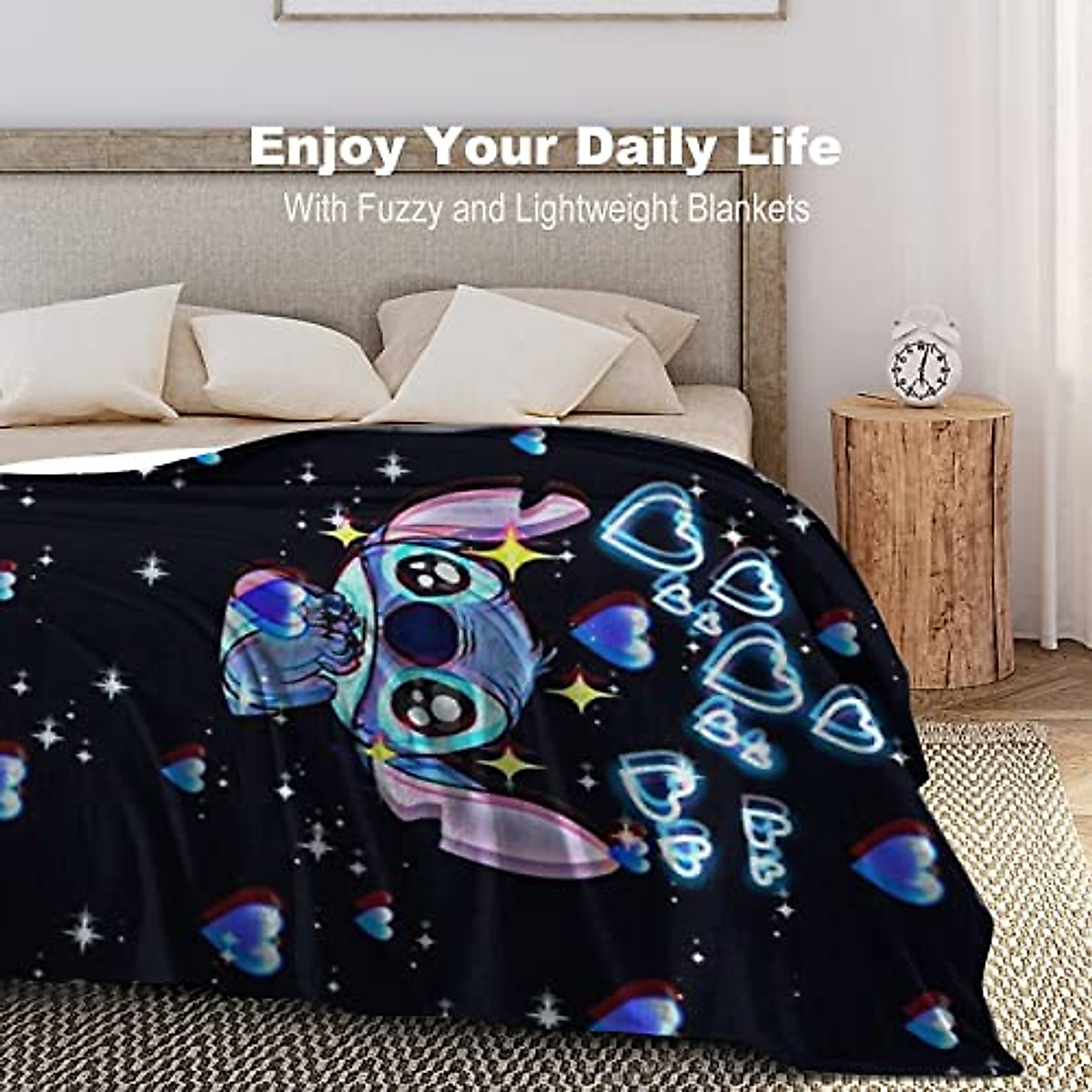 Anime Blankets Ultra-Soft Throw Blanket for Couch, Plush Cozy Blankets for Sofa Bed Lightweight Blankets 40"x50"