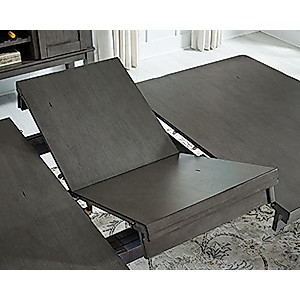 Signature Design by Ashley Hallanden Dining Extension Table, 0, Gray