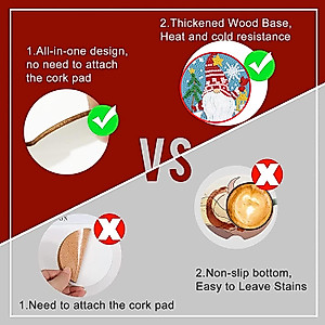 8 PCS Diamond Painting Coaster Kits with Holder,Jack and Sally Diamond Art Coasters 5D Diamond Painting Kits for Adults, Beginners, Kids Diamond Art Craft Supplies Christmas Gift